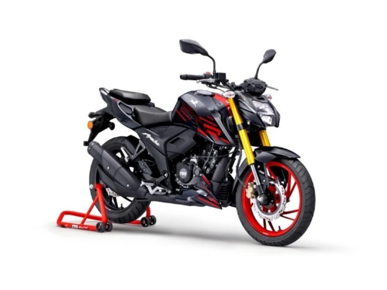 Nueva TVS Apache RTR 200 4V 2025 con suspensión invertida - La Revista ...